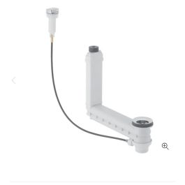 Geberit Clou washbasin connector with cable actuator and turn handle ...